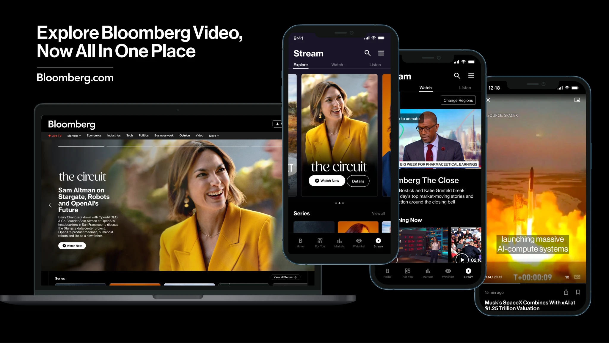 Bloomberg Launches New Premium Global Video Experience To Unify Live ...