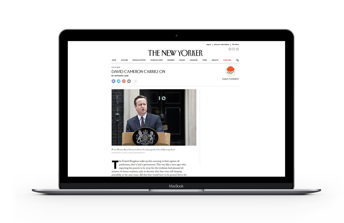 The New Yorker Uses a Bloomberg Photo | Bloomberg Media Distribution