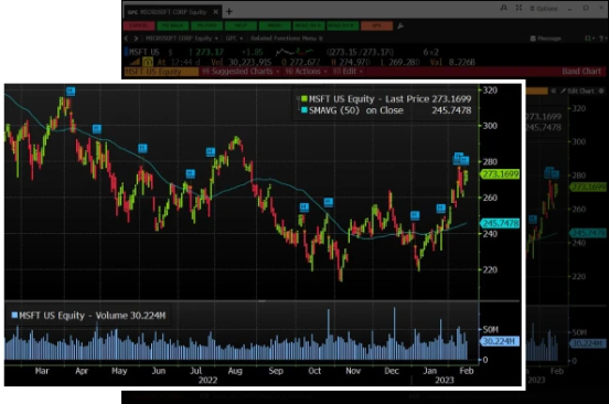 Gráficos | Serviço Bloomberg Professional