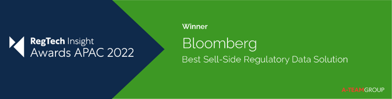 Bloomberg gana el premio a la Mejor Solución de Datos Regulatorios del ...