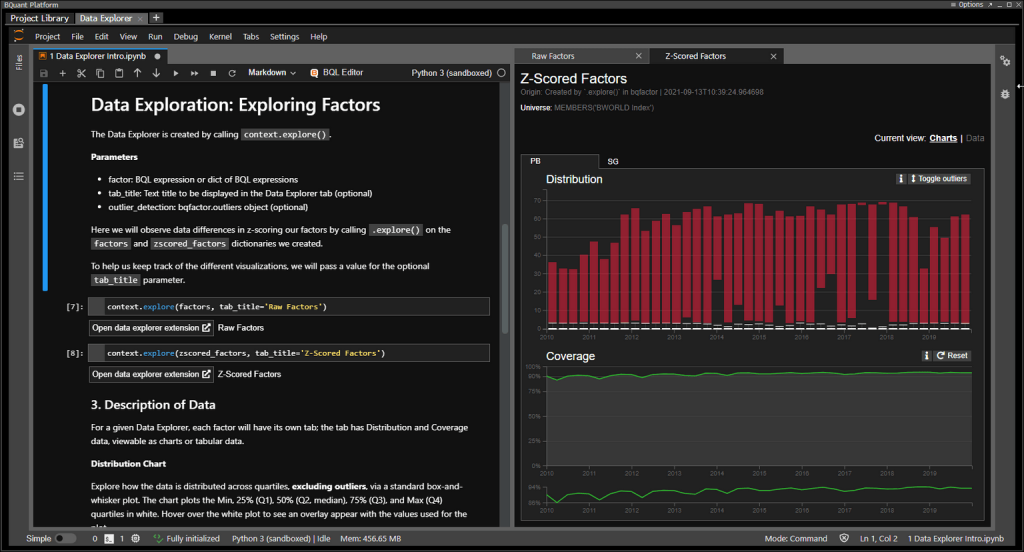 BQuant - 彭博專業服務