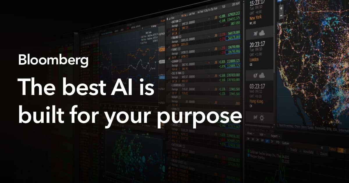 AI at Bloomberg | Bloomberg Professional Services