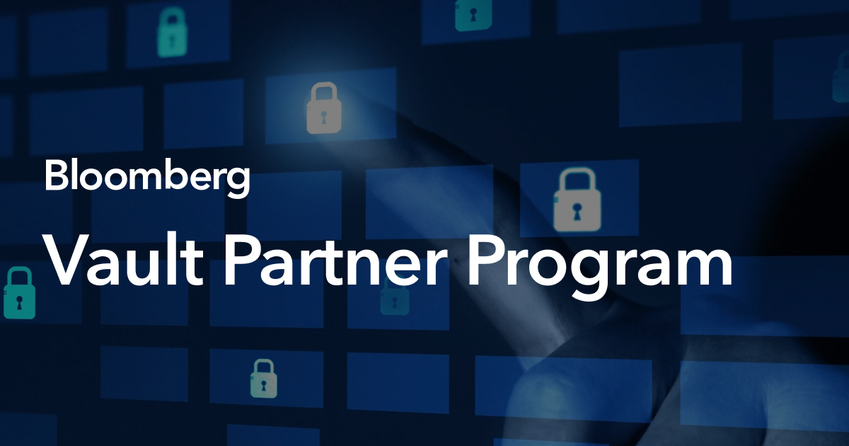 Bloomberg Vault Partner Program | Bloomberg Professional Services
