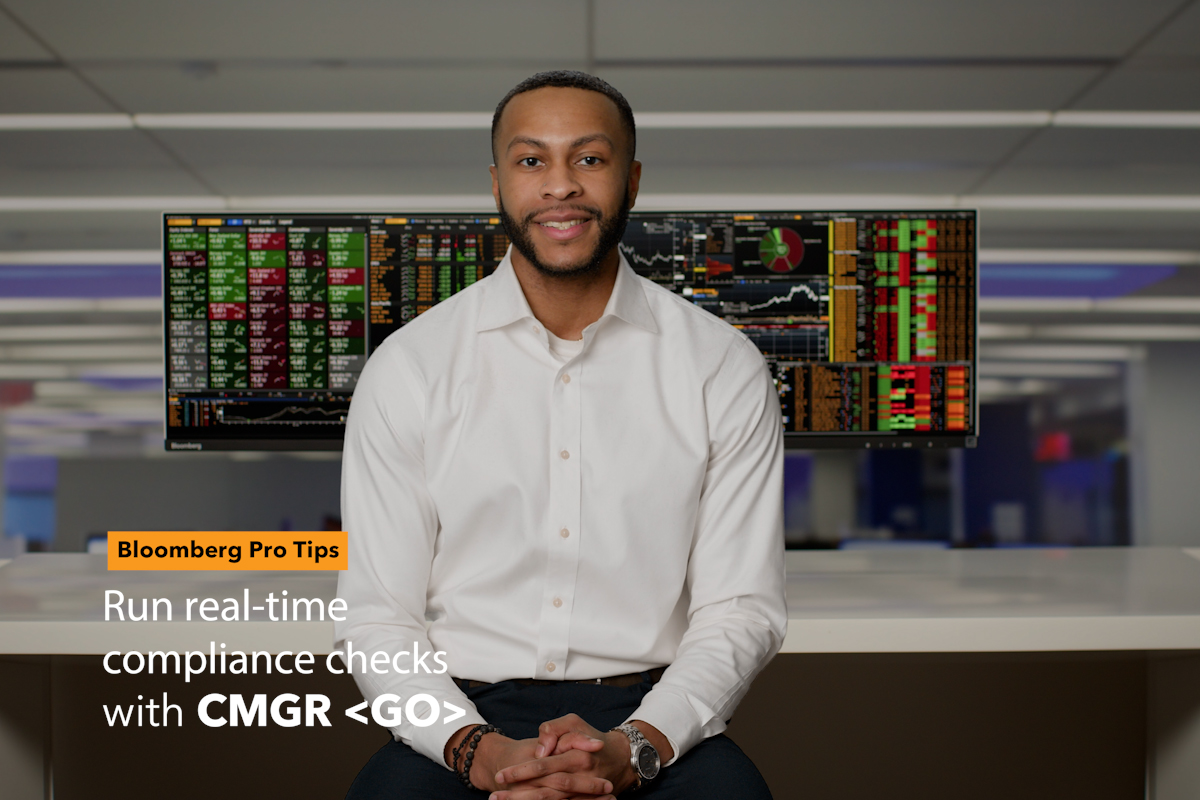 Bloomberg Pro Tips: Run real-time compliance checks with CMGR | Insights | Bloomberg ...