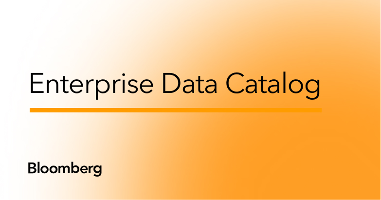 Enterprise Data Catalog | Bloomberg Professional Services