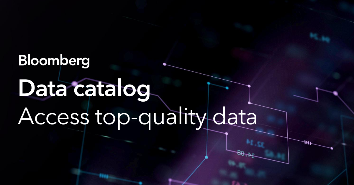 Enterprise Data Catalog | Bloomberg Professional Services