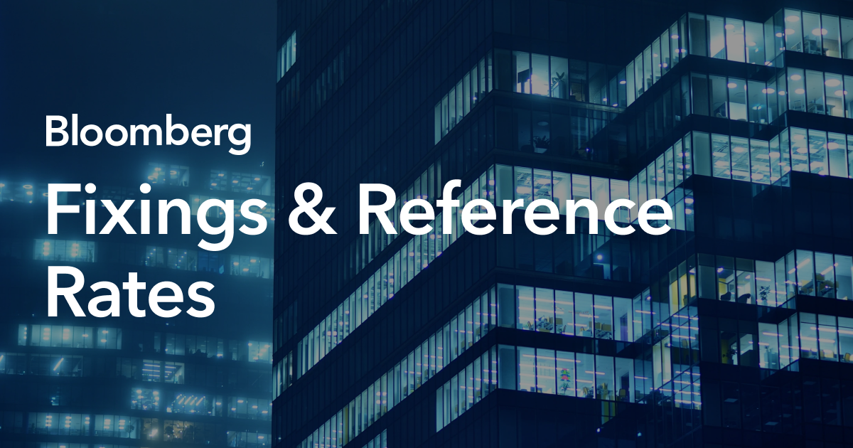 Bloomberg Fixings and Reference Rates | Bloomberg Professional Services