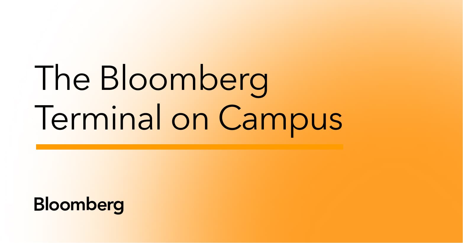 Bloomberg Terminal on Campus | Bloomberg Professional Services