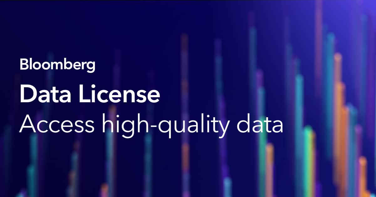 Data License | Bloomberg Professional Services