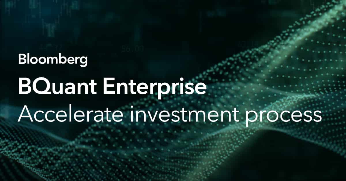 BQuant | Bloomberg Professional Services