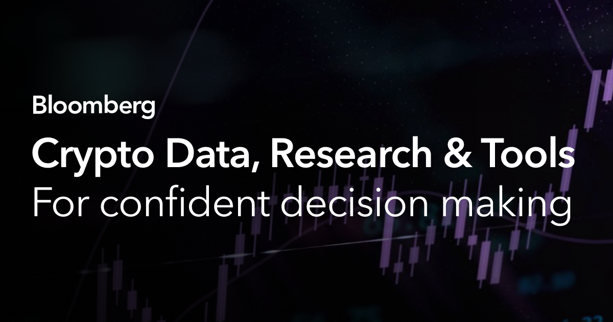 Bloomberg Crypto Data, Research & Tools | Insights | Bloomberg ...