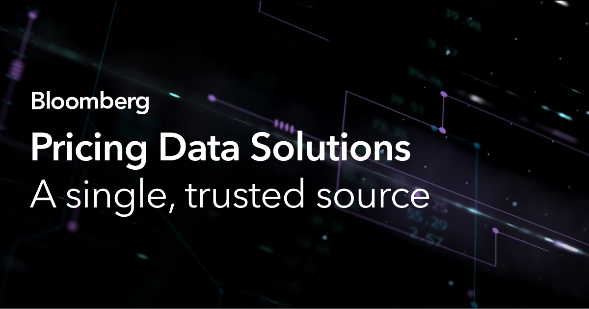 Pricing Data Solutions | Bloomberg Professional Services