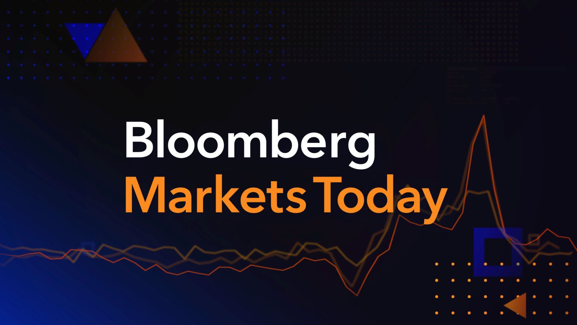 Markets Today Live Save the Date | Bloomberg Events